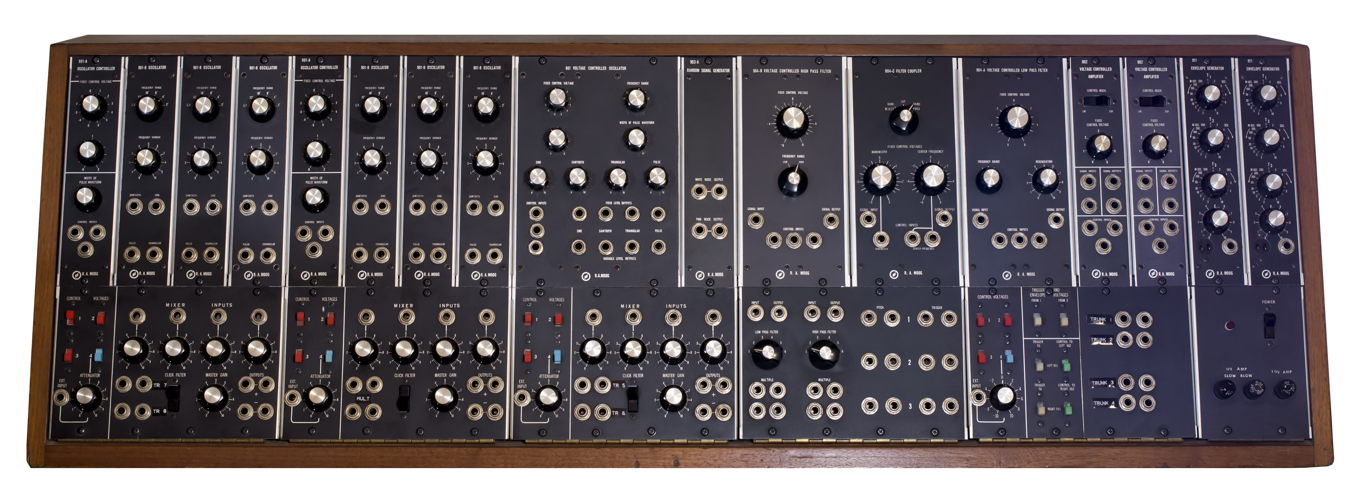 ModularSynthesis - 3 Cabinet Moog Restoration